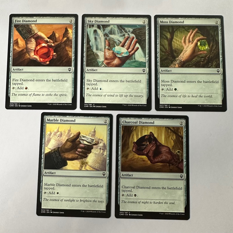 CHARCOAL SKY MARBLE MOSS FIRE DIAMOND | ARTIFACT | CMR COMMANDER ...