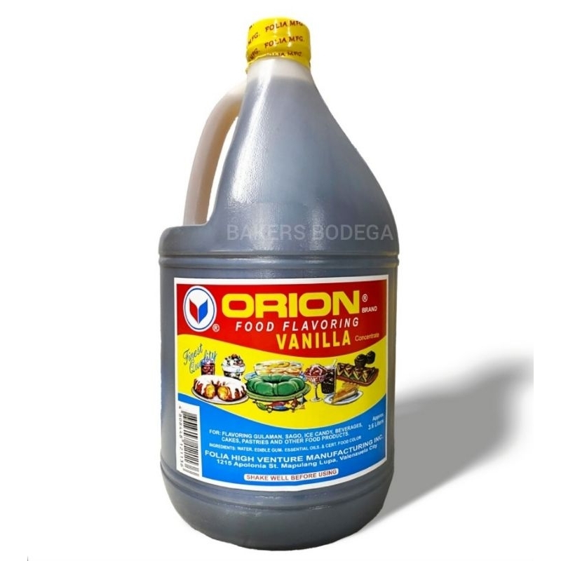 Orion Vanilla Extract 1 Gallon | Shopee Philippines
