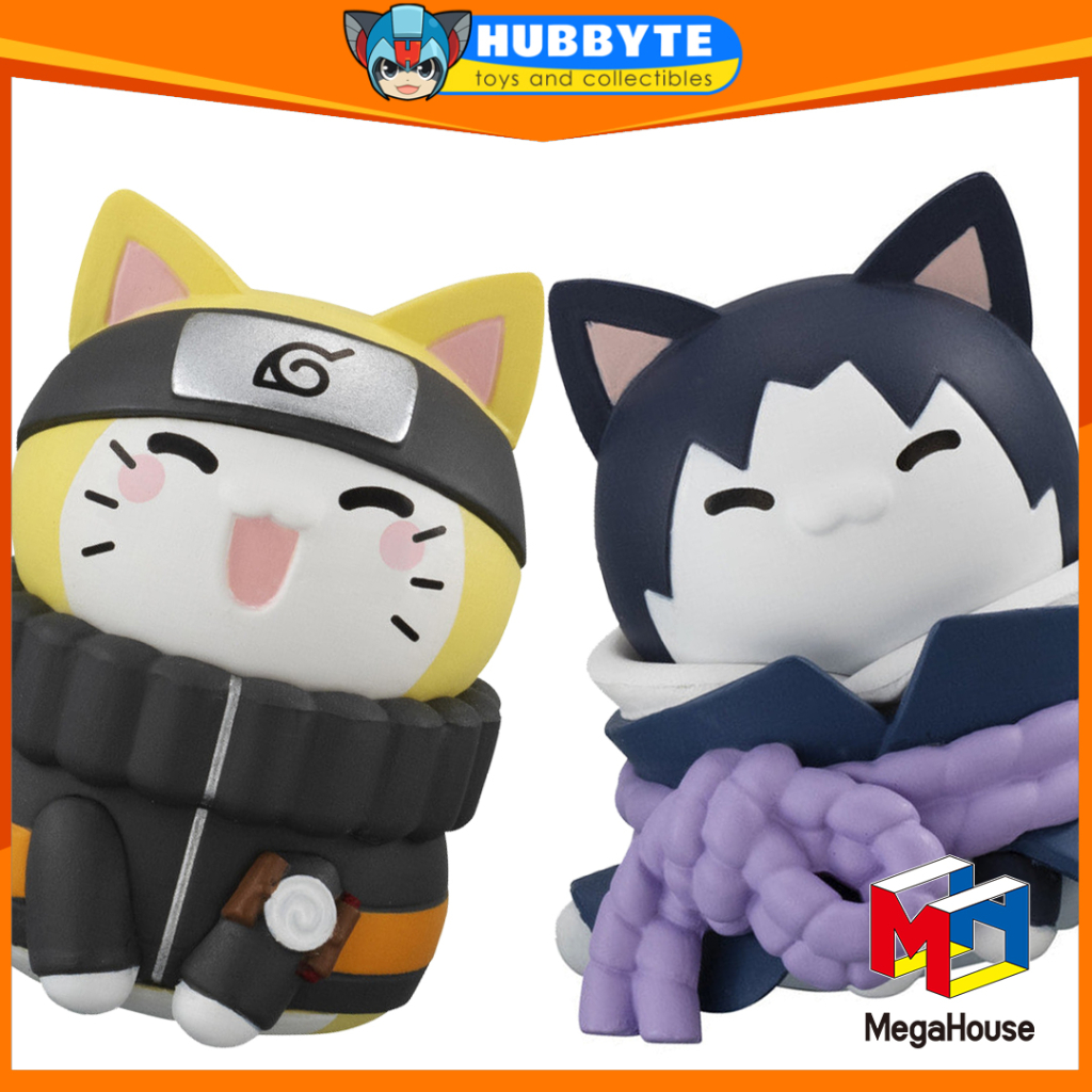 MegaHouse - MEGA CAT PROJECT NARUTO - Naruto Uzumaki & Sasuke Uchiha ...