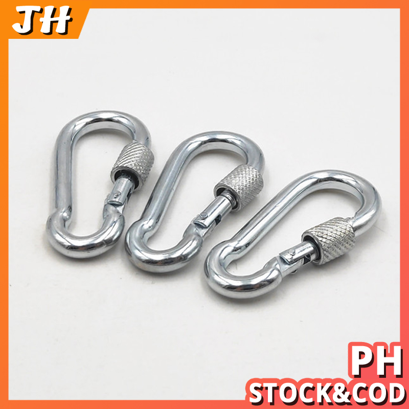 Ready Stock 304 Stainless Safety Snap Hook Stainless Eye Bolt Climbing ...