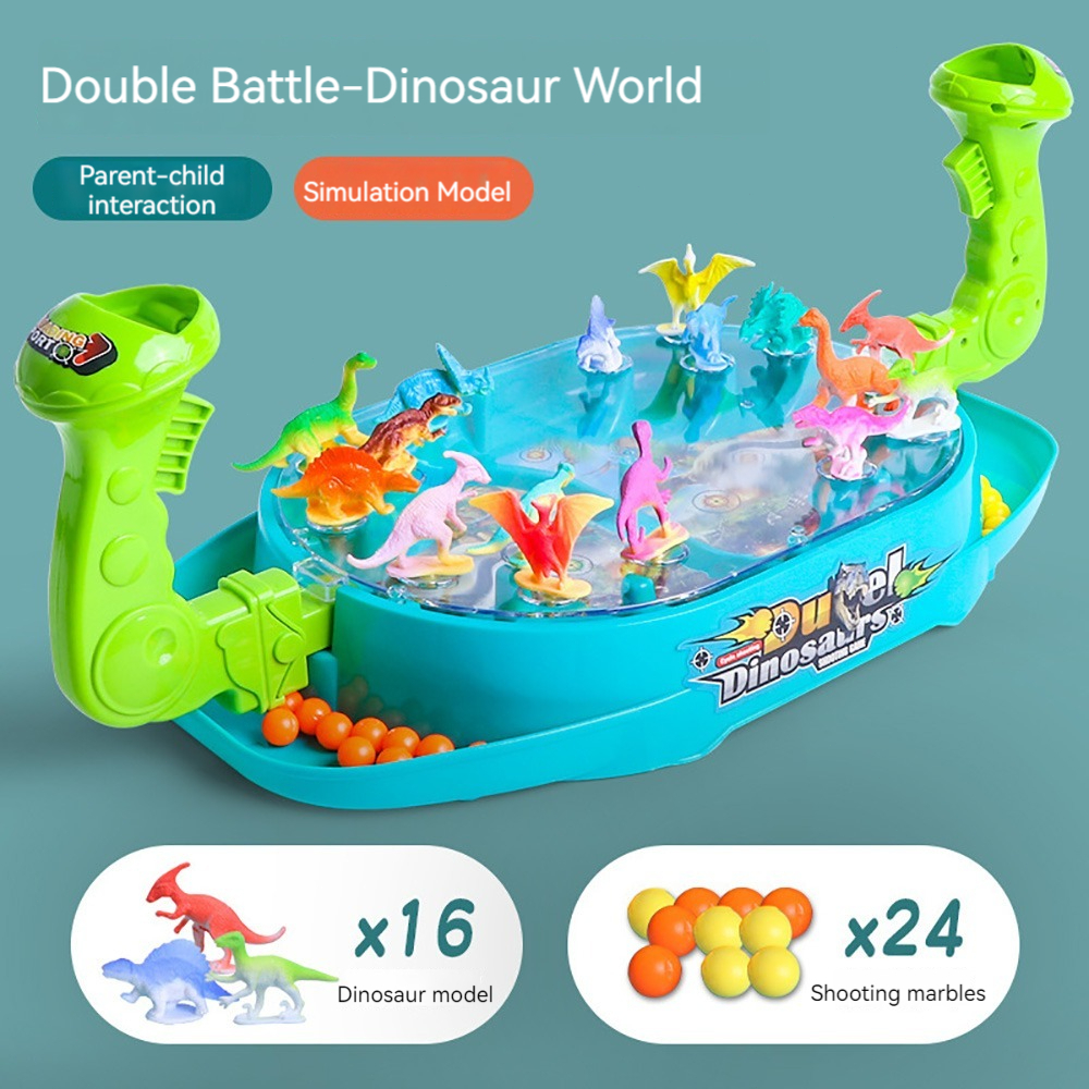 High quality Dinosaur toys board game Two players Shooting play 24 ...