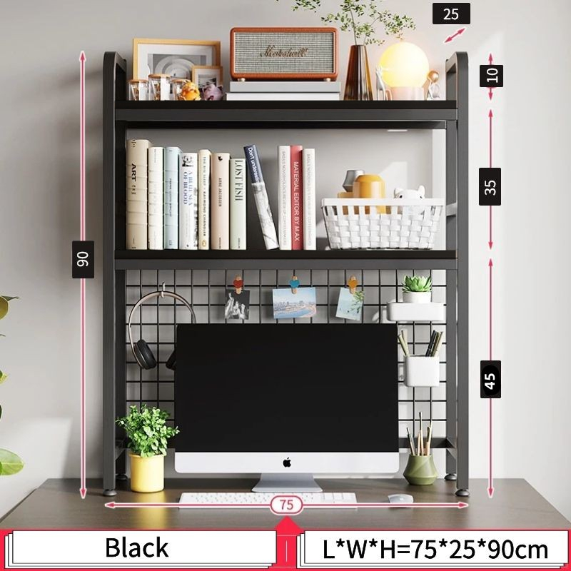 COD Desktop Rack Desk Shelf Organizer Book Shelf Organizer Adjustable ...