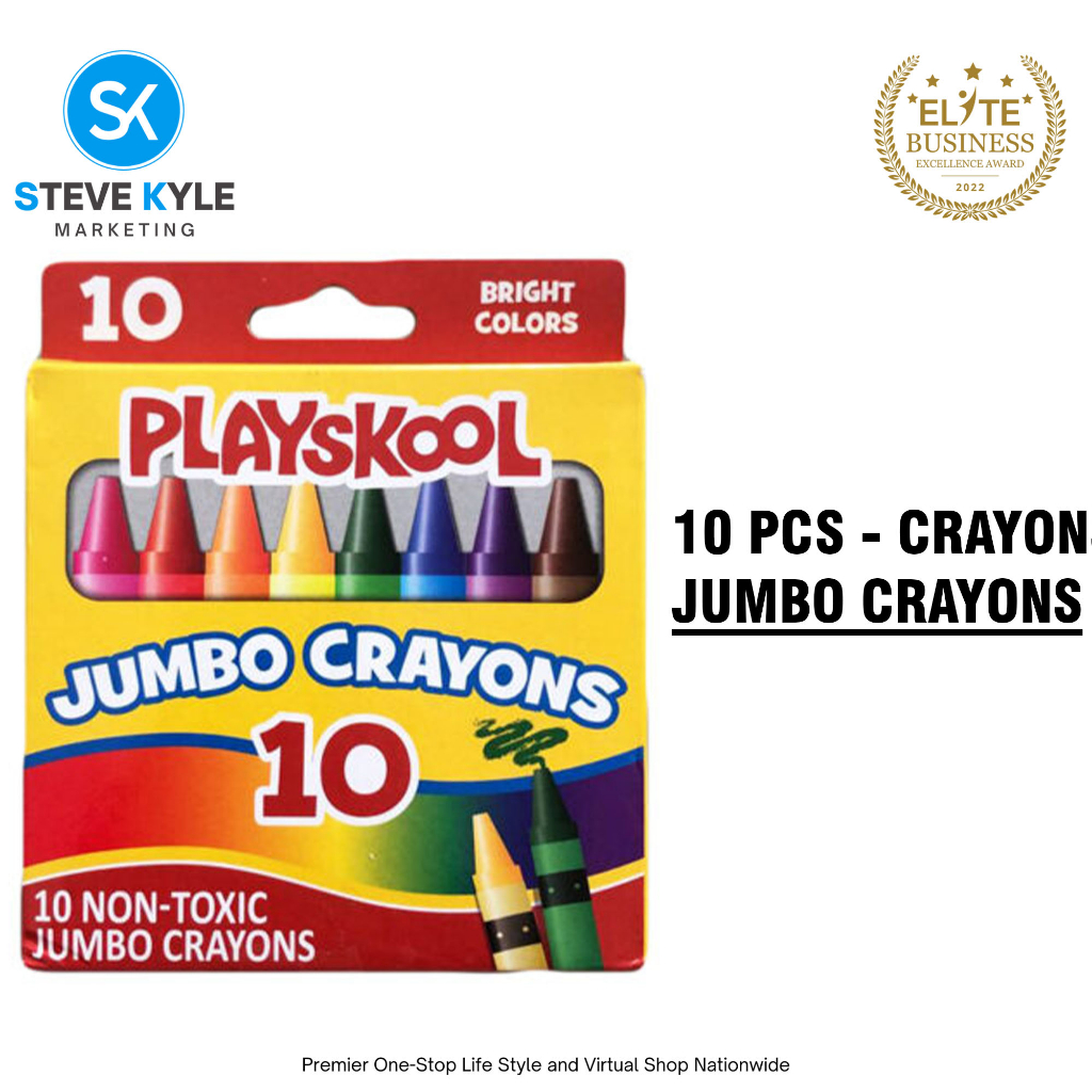 Crayons Cartoon Character Stationery Painting with 2 Available Size ...