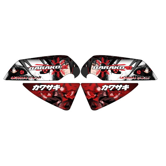 Kawasaki Barako II Uchiha Itachi Design Sticker Decals | Shopee Philippines