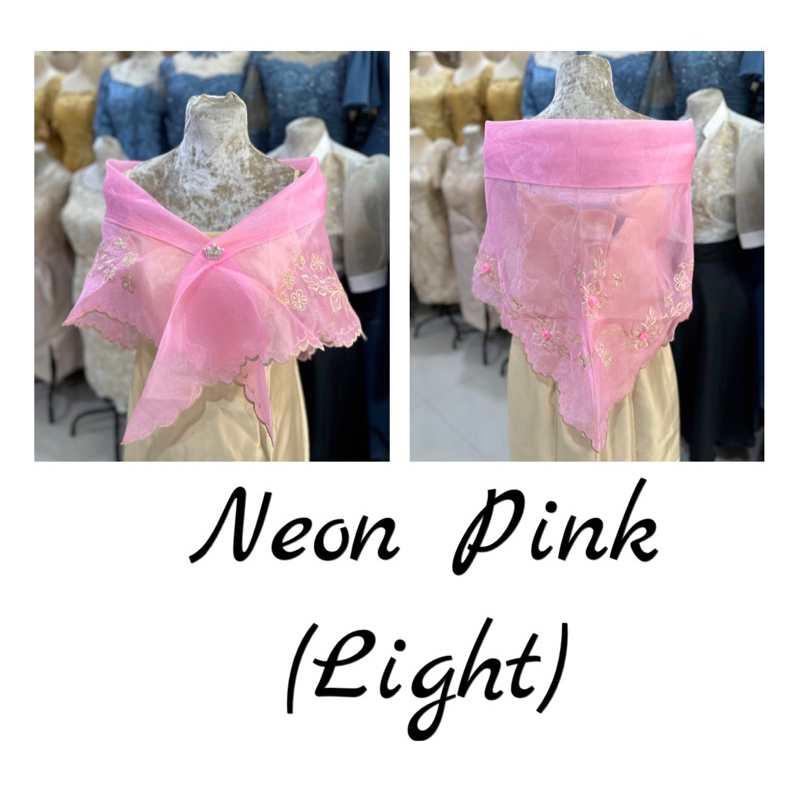 Filipiniana Alampay (Embroidered) | Shopee Philippines