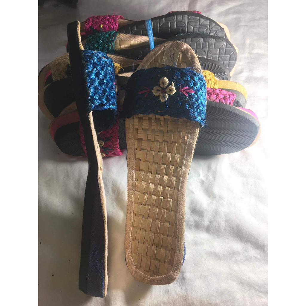 ANDOM ABACA SLIPPER / NATIVE TSINELAS / KIDS & ADULT | Shopee Philippines