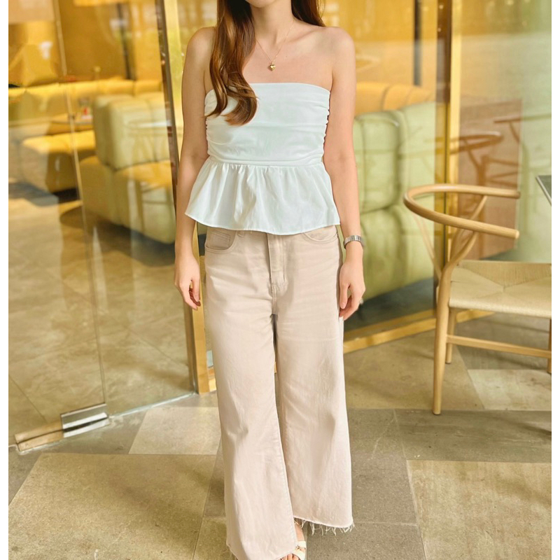 Ibiza Linen Tube - La Coco Babe | Shopee Philippines