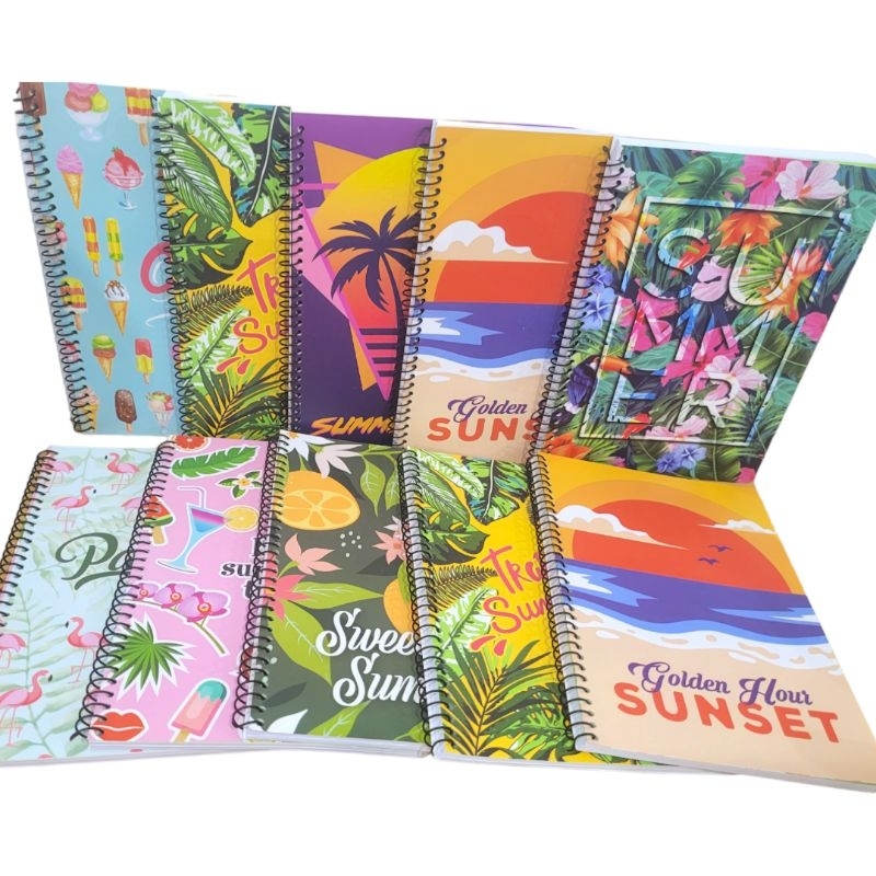 Springleaf Premium Spiral Notebook Summer Loving | Shopee Philippines