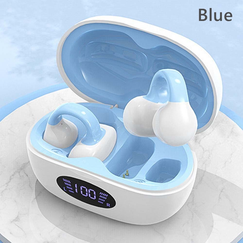 New i113 Earplugs Bone Conduction Bluetooth Headphones Wireless Clip-on ...