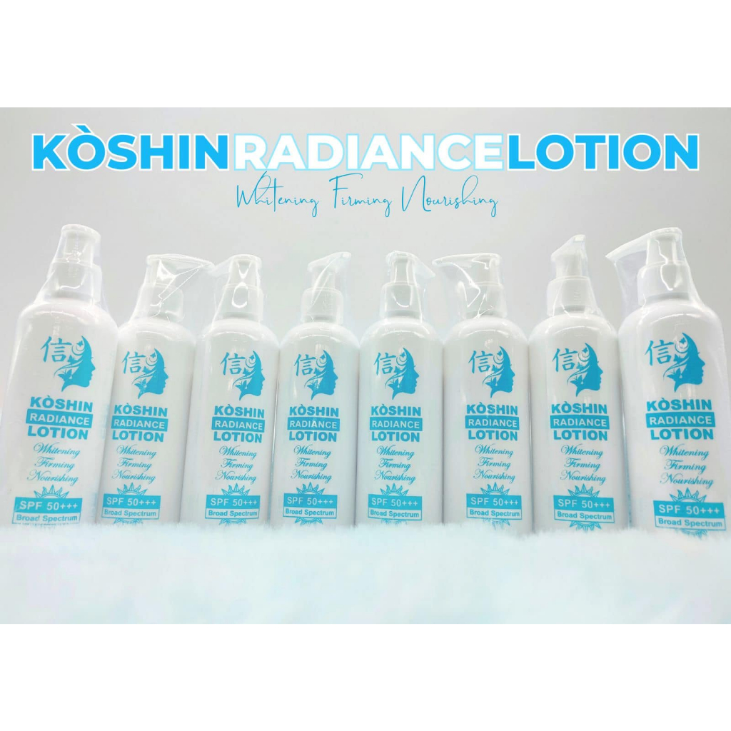 Shinko Lotion | Koshin Radiance Lotion SPF 50+++ broad spectrum ...