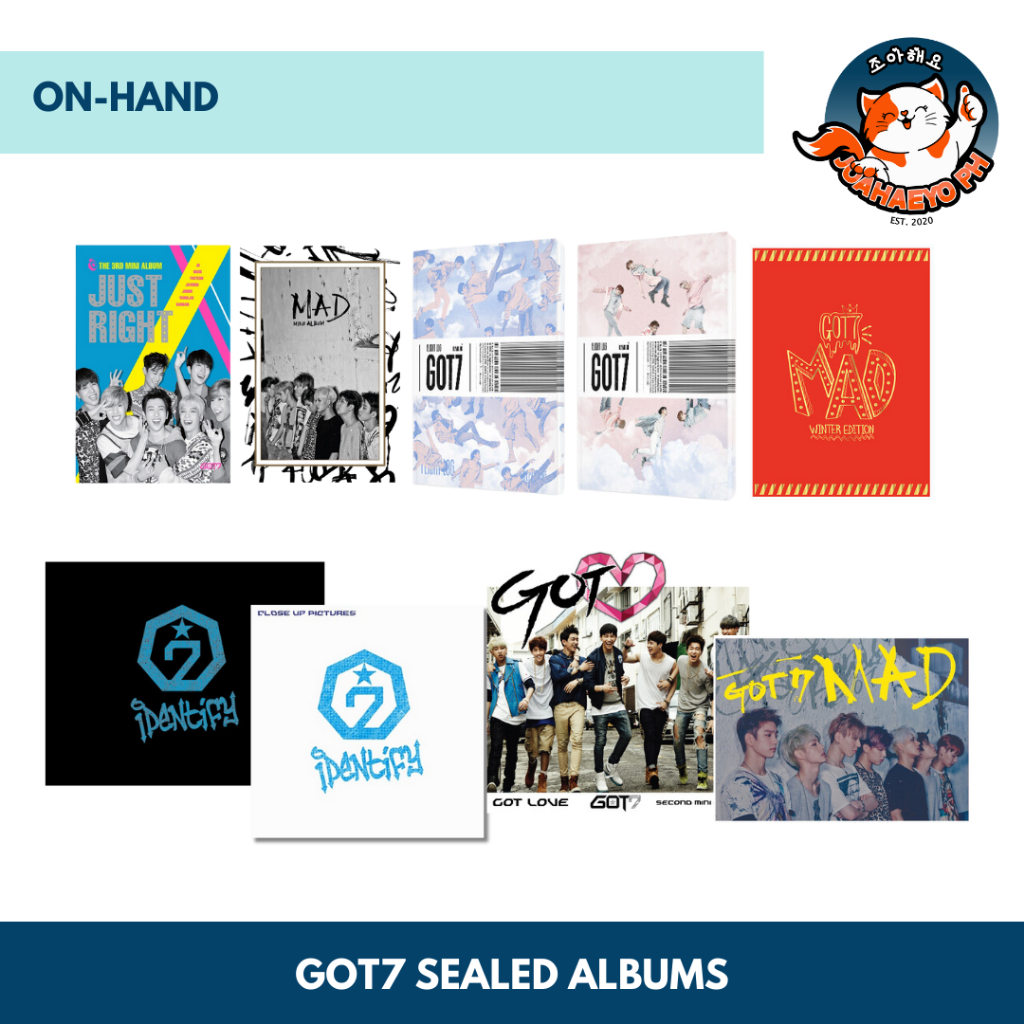 GOT7 ASSORTED SEALED ALBUMS (official, on-hand) | Shopee Philippines