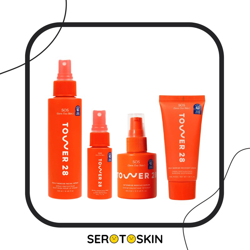 Tower 28 SOS Daily Rescue Skincare Collection | Shopee Philippines