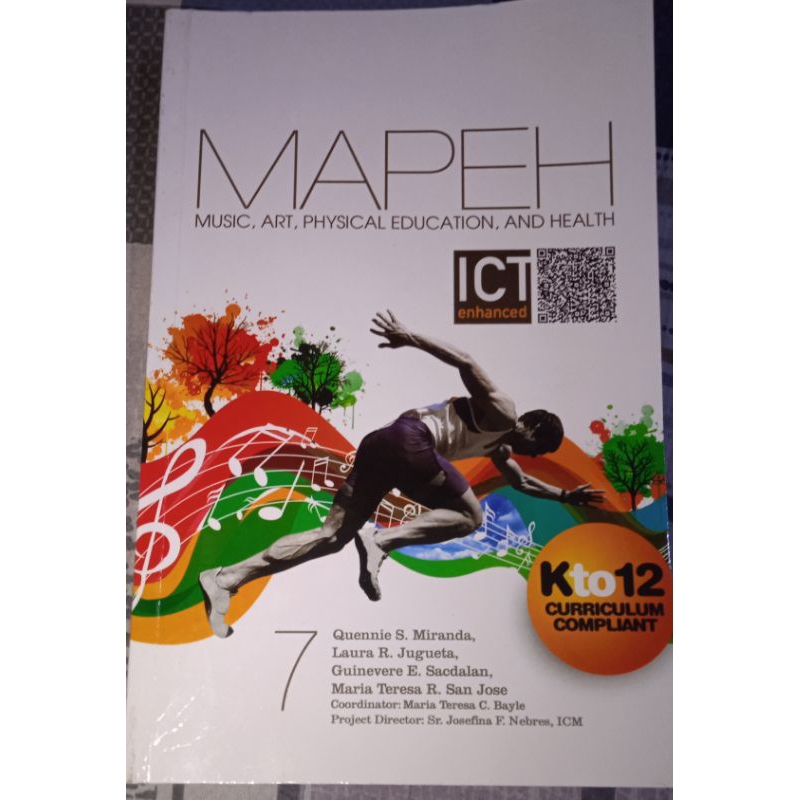 MAPEH MUSIC,ART, PHYSICAL EDUCATION,AND HEALTH 7 (slightly used ...