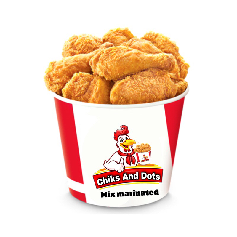 chiks and dots mix marinated 1 KGg | Shopee Philippines