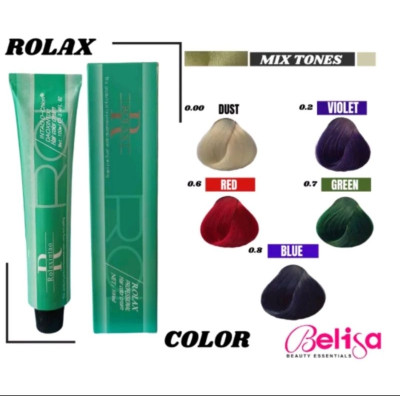 ROLAX HAIR COLOR 100ml (fashion color) | Shopee Philippines