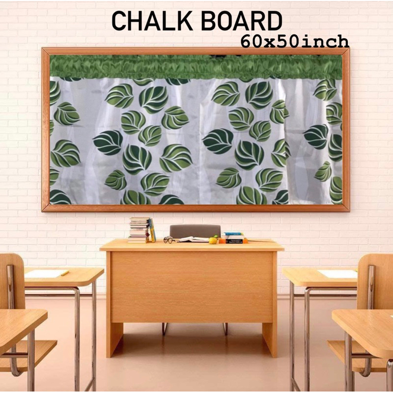 SCHOOL CHALK BOARD CURTAIN (60x50inch) | Shopee Philippines