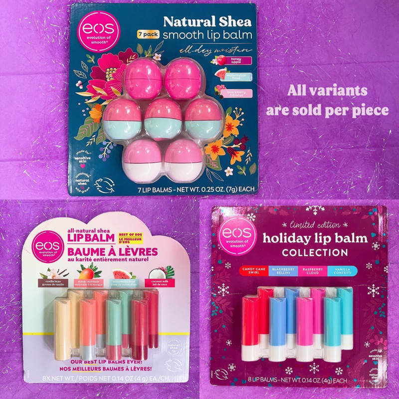 EOS Lip Balms (4g Stick & 7g Egg) Sold Per Piece | Shopee Philippines