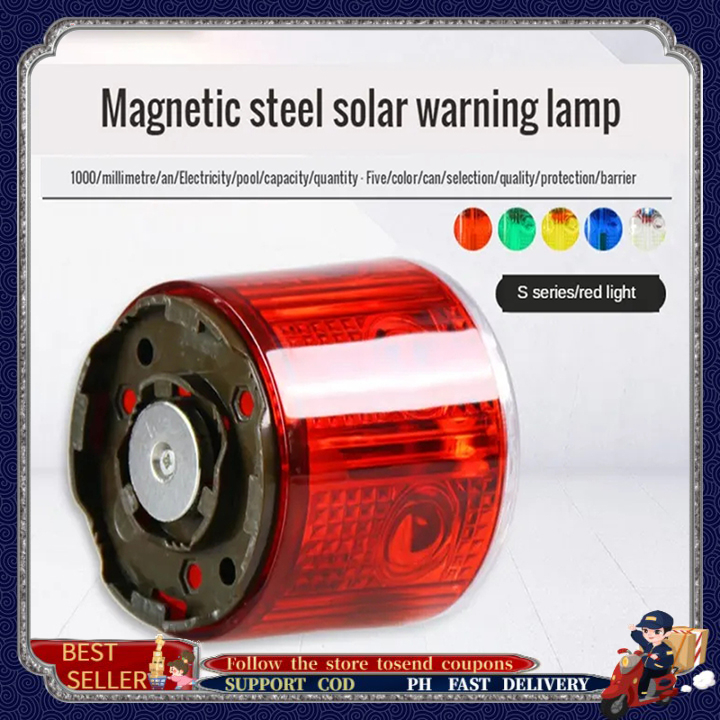 solar warning strobe light mini warning light led traffic and road ...