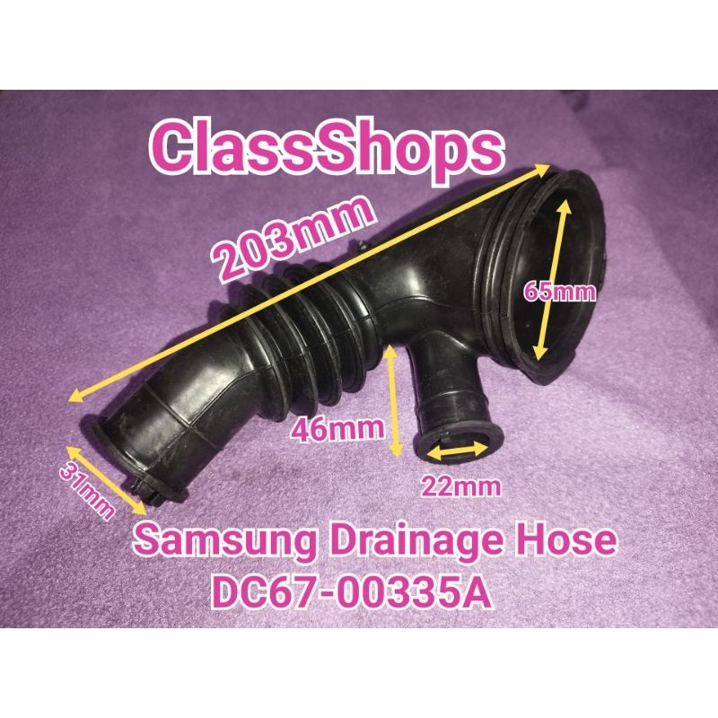 Samsung DC67-00335A Bellow Hose Drainage Drain Pipe | Shopee Philippines