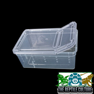 Reptile Breeding Feeding Box Plastic Enclosure Stackable Terrarium ...