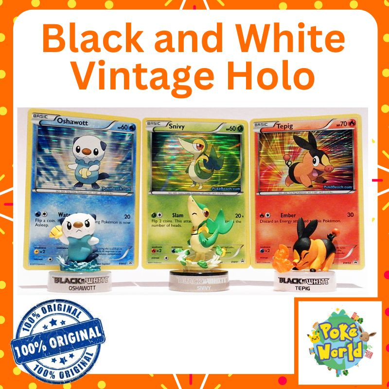 Black and White - BW Holo Singles - Pokemon TCG - Poke World | Shopee ...