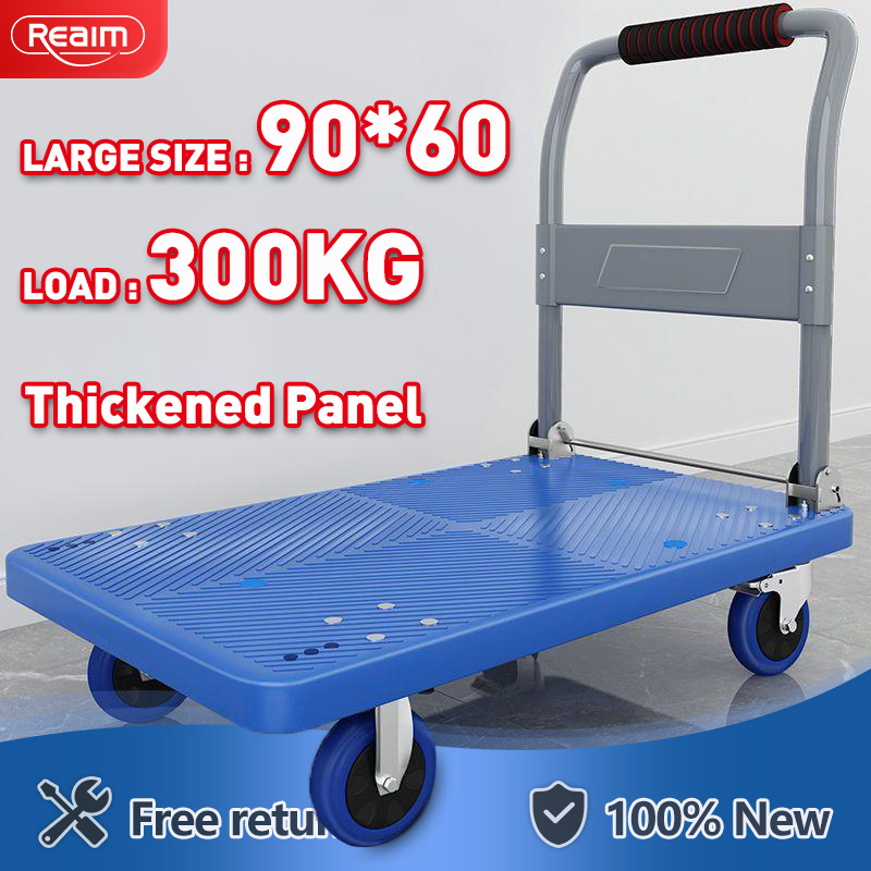 Trolley Hand Truck Foldable Platform Trolley Heavy Duty Push Cart ...