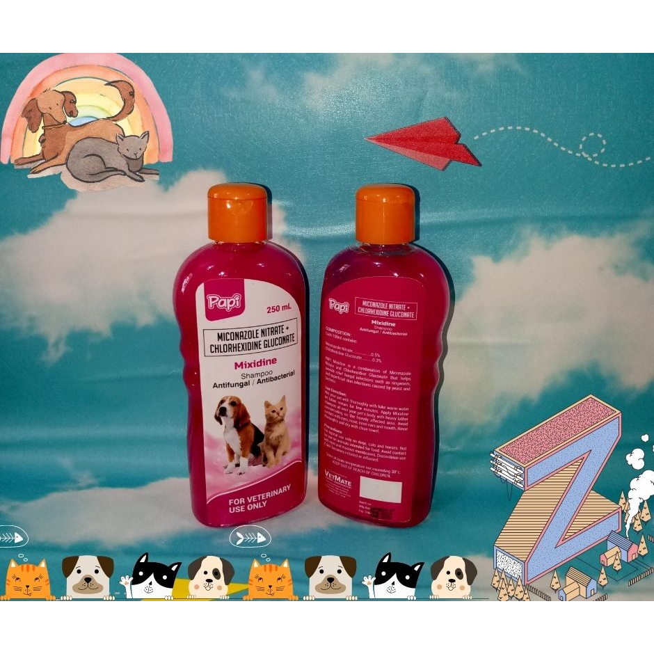Papi Mixidine Antifungal & Antibacterial Shampoo 250mL | Shopee Philippines
