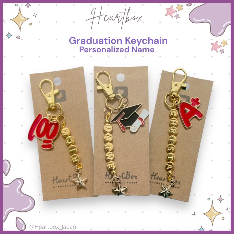 [PNK06] Graduation Ceremony Graduate Degree Personalized Name Keychain ...