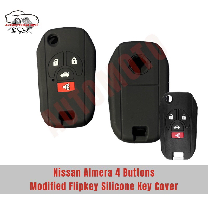 Silicone Key Cover for Modified Flip Key Nissan Almera Nissan Navara ...