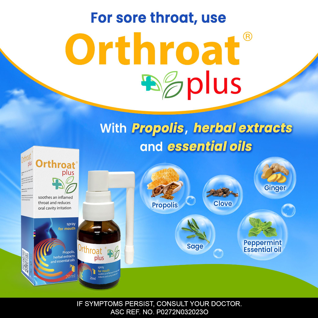 Orthroat Plus Oral Spray 20ml | Shopee Philippines