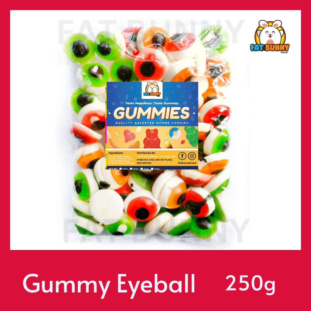 Mega Asia Gummy Eyeball 250g Gummies Gummy Candy | Shopee Philippines