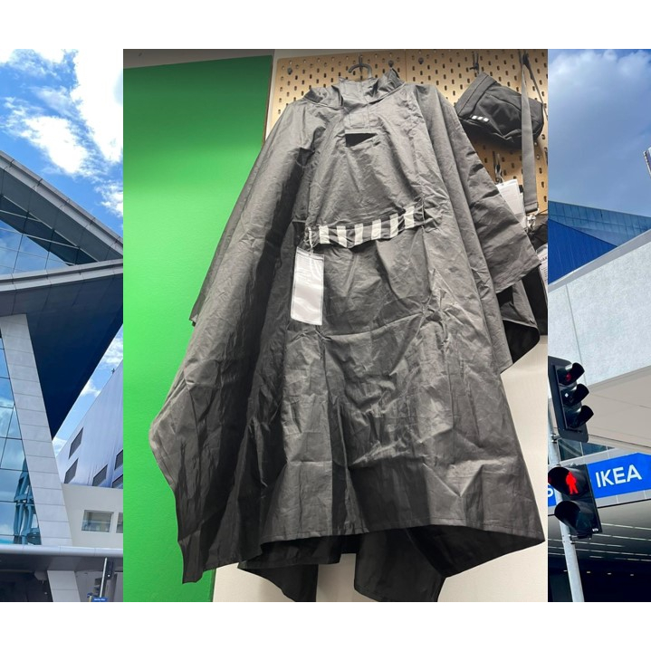 S21 Authentic SALTSTEN Rain poncho, Rain Coat (Original) ikea | Shopee ...