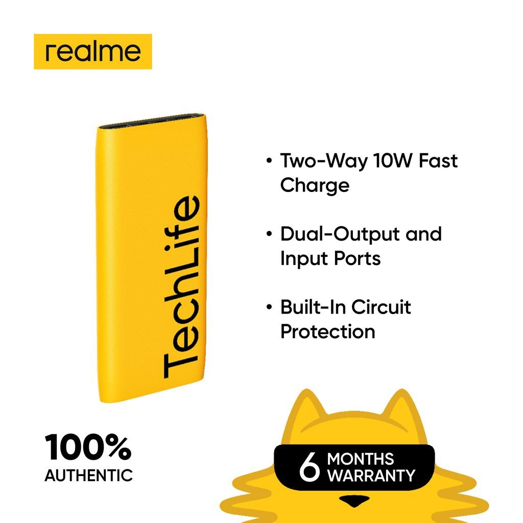 Realme TechLife Power Bank 10000Mah Original Brandnew Super Fast ...