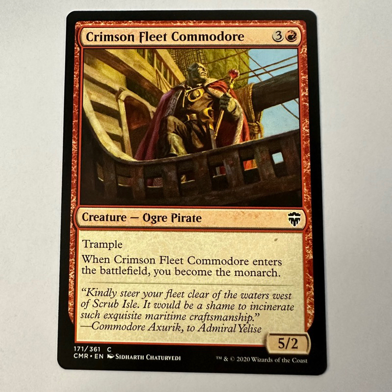 CRIMSON FLEET COMMODORE | OGRE PIRATE | COMMANDER LEGENDS | RED | MAGIC ...