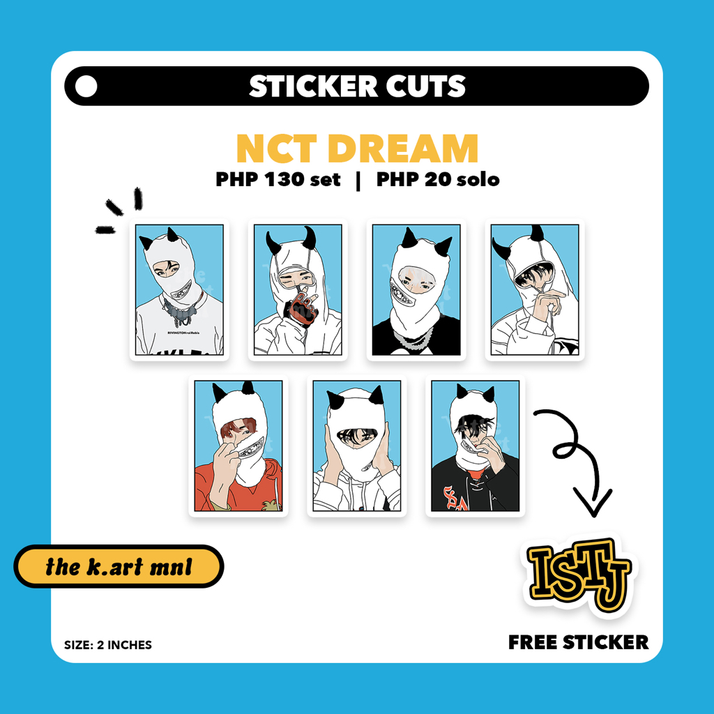 NCT DREAM ISTJ Ver. - STICKER CUT SET | Shopee Philippines