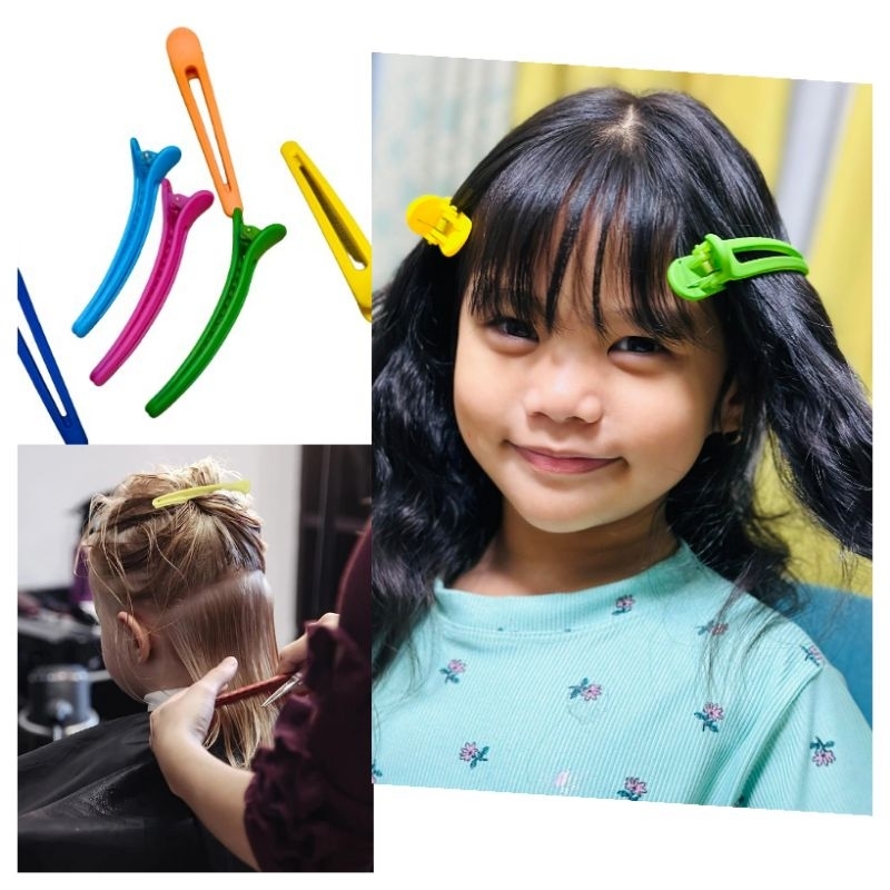 (T) Matte Long Duck Beak Salon CLIP SALON Or Make-up Hair Hairstyle ...