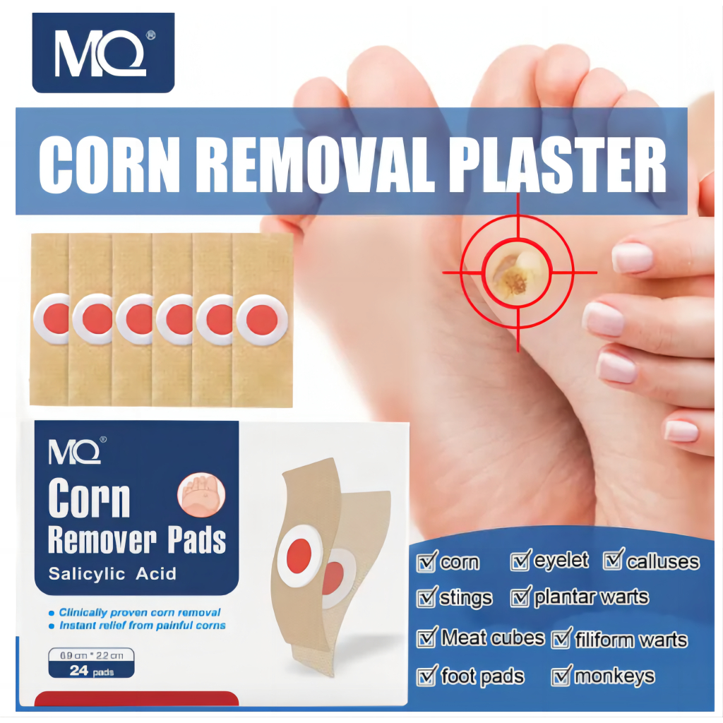 24Pcs Feet Corns/ Warts Removal Patch Pain Relief Remover Feet Callus ...