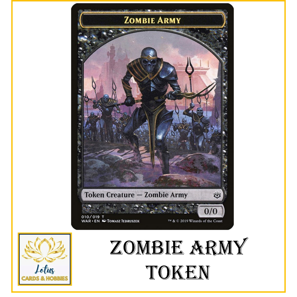 Magic the Gathering | Zombie Army Token | Shopee Philippines