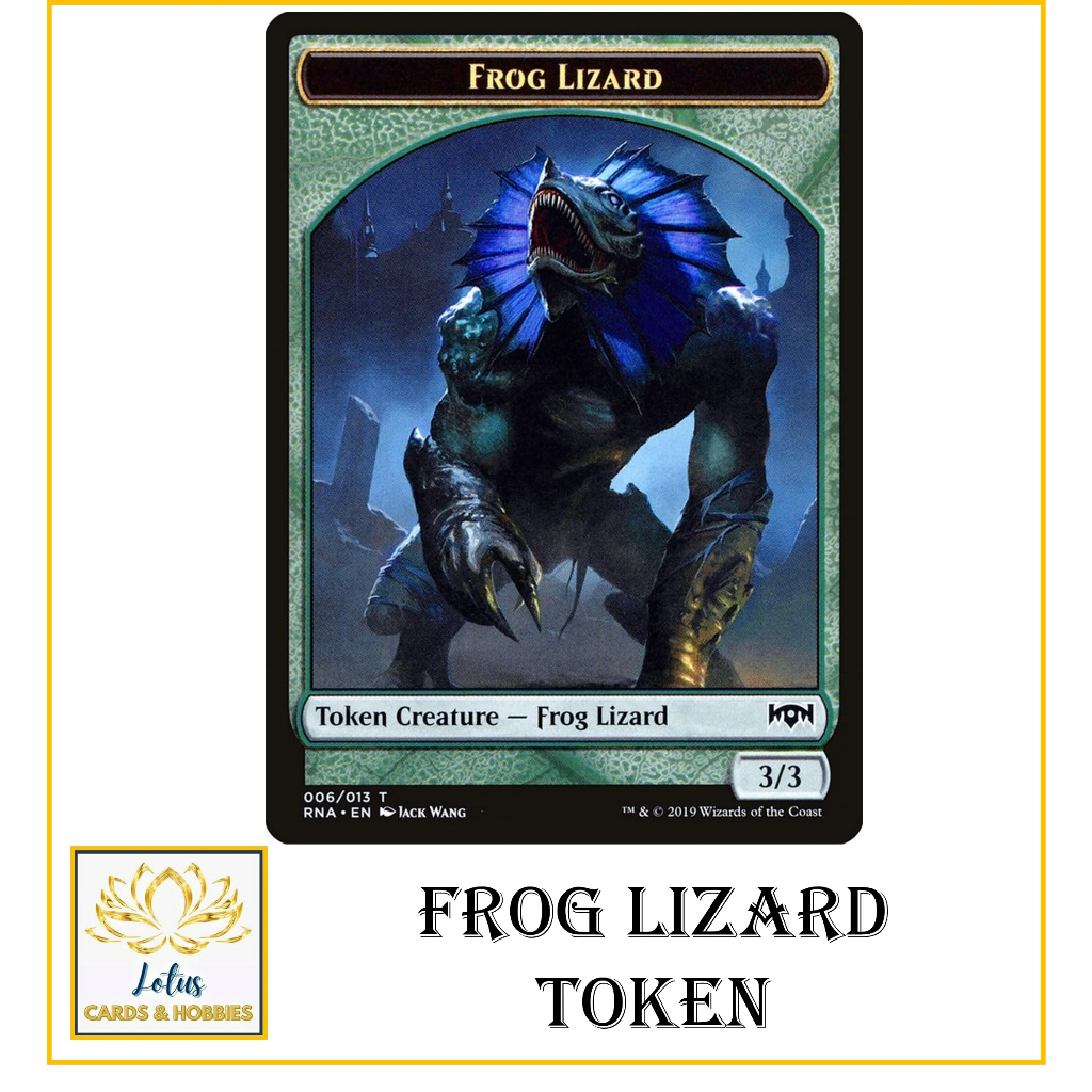 Magic the Gathering | Frog Lizard Token | Shopee Philippines