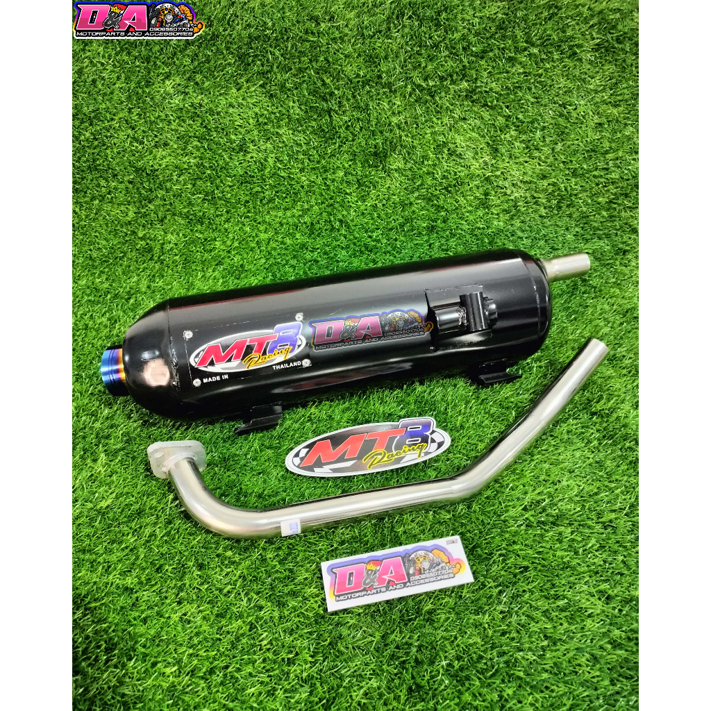 MT8 PIPE YAMAHA NMAX V2 2020 TITANIUM TIP STOCK SIZE ORIG THAILAND MADE ...