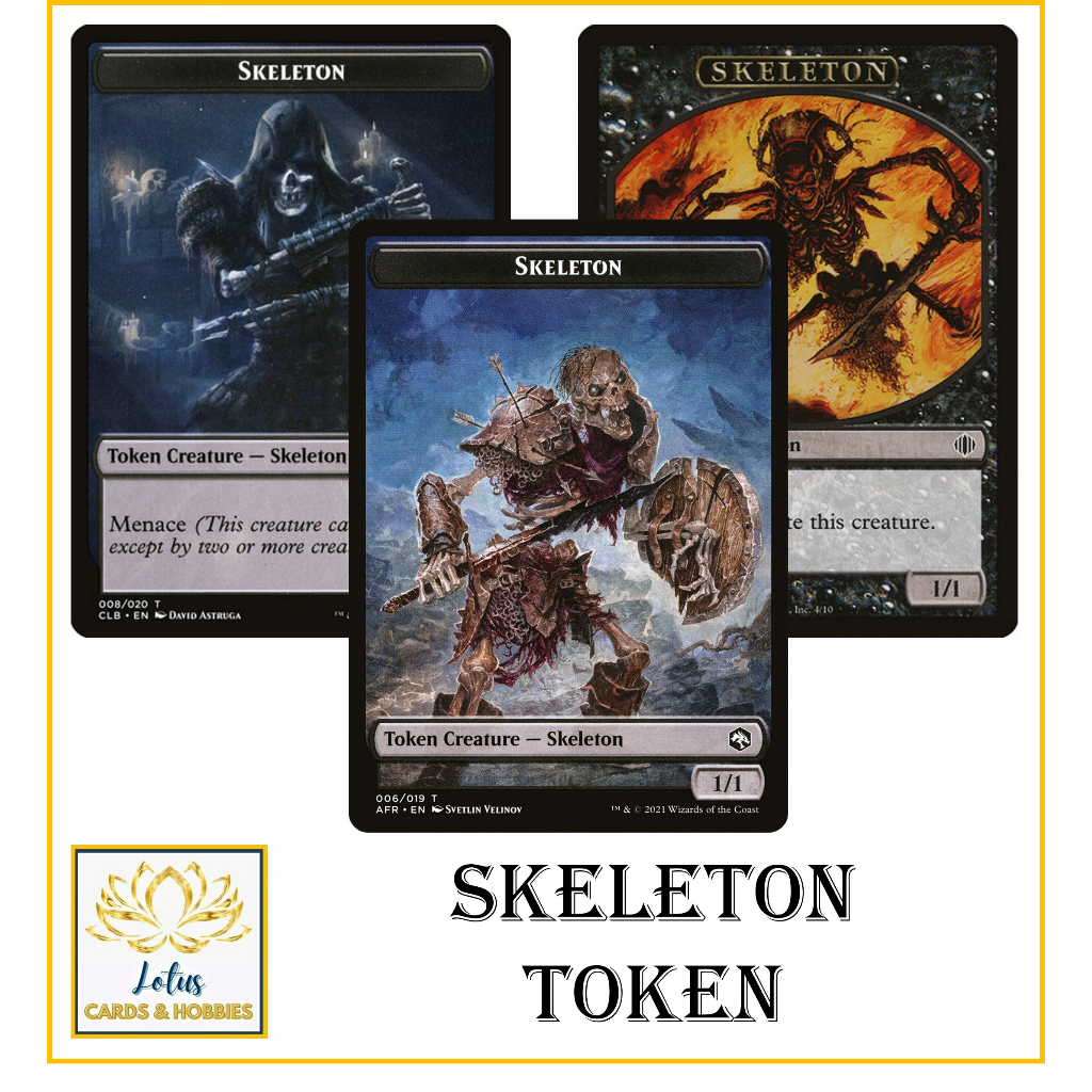 Magic the Gathering | Skeleton Token | Shopee Philippines