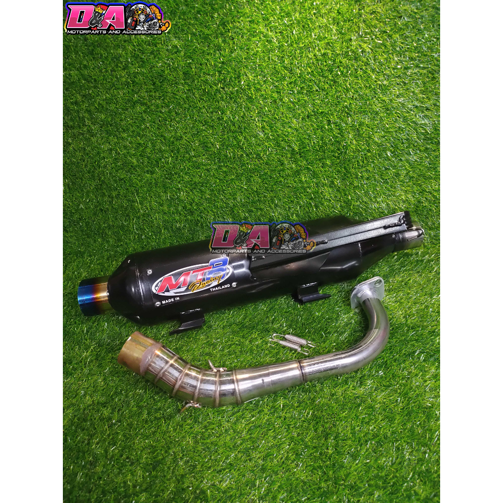 MT8 PIPE YAMAHA MIO i 125 / MIO SOUL I GT 125 TITANIUM TIP BIG ELBOW ...