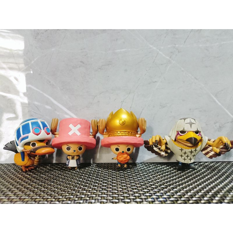 One Piece Mini Collectible Figure (Chopper & Crew) Big Head | Shopee ...