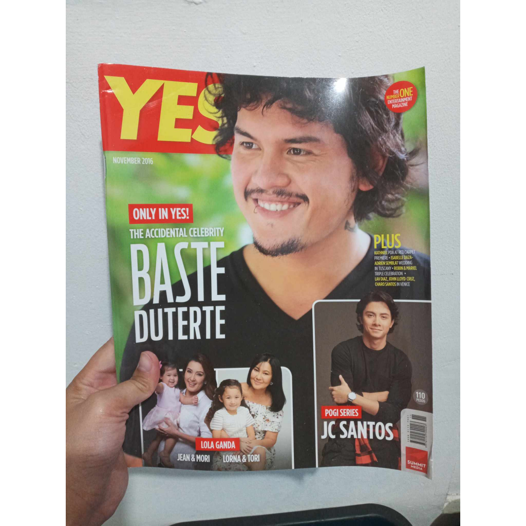 Coffee Table Magazine: Yes Magazine Baste Duterte back issue preloved ...