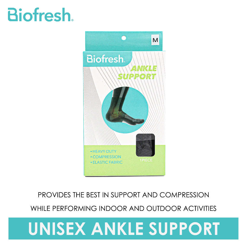 Biofresh Unisex Anti Microbial Ankle Support 1 Piece FMAS01/FLAS01 ...
