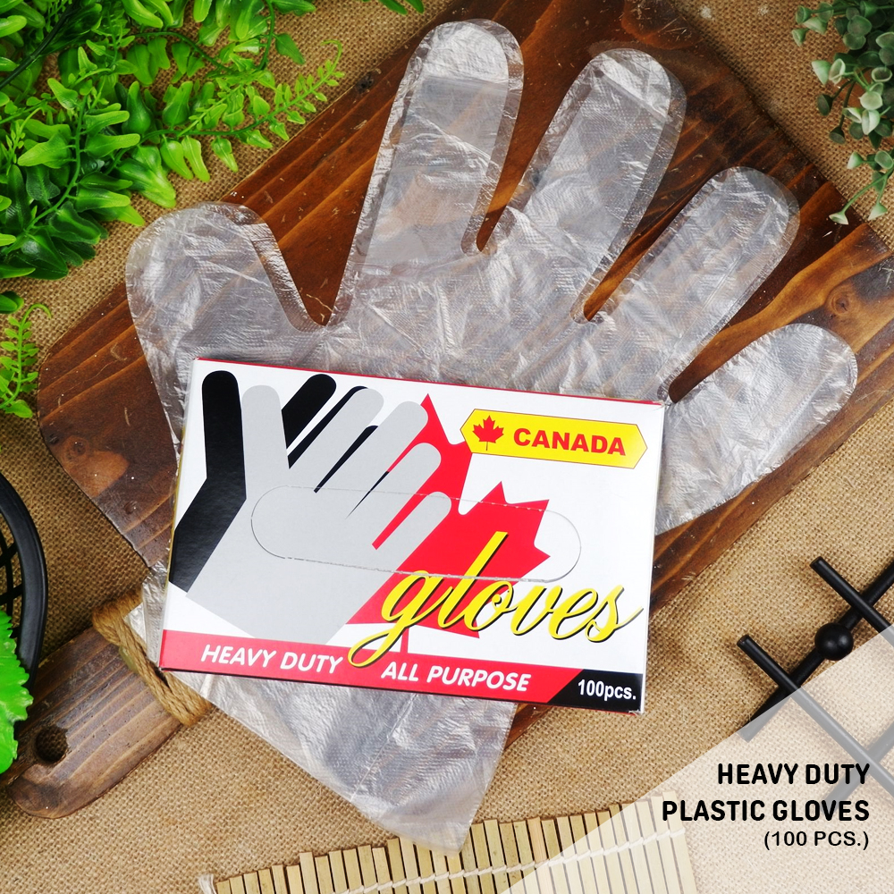 100Pcs/Box High Quality Disposable Plastic Gloves | Shopee Philippines