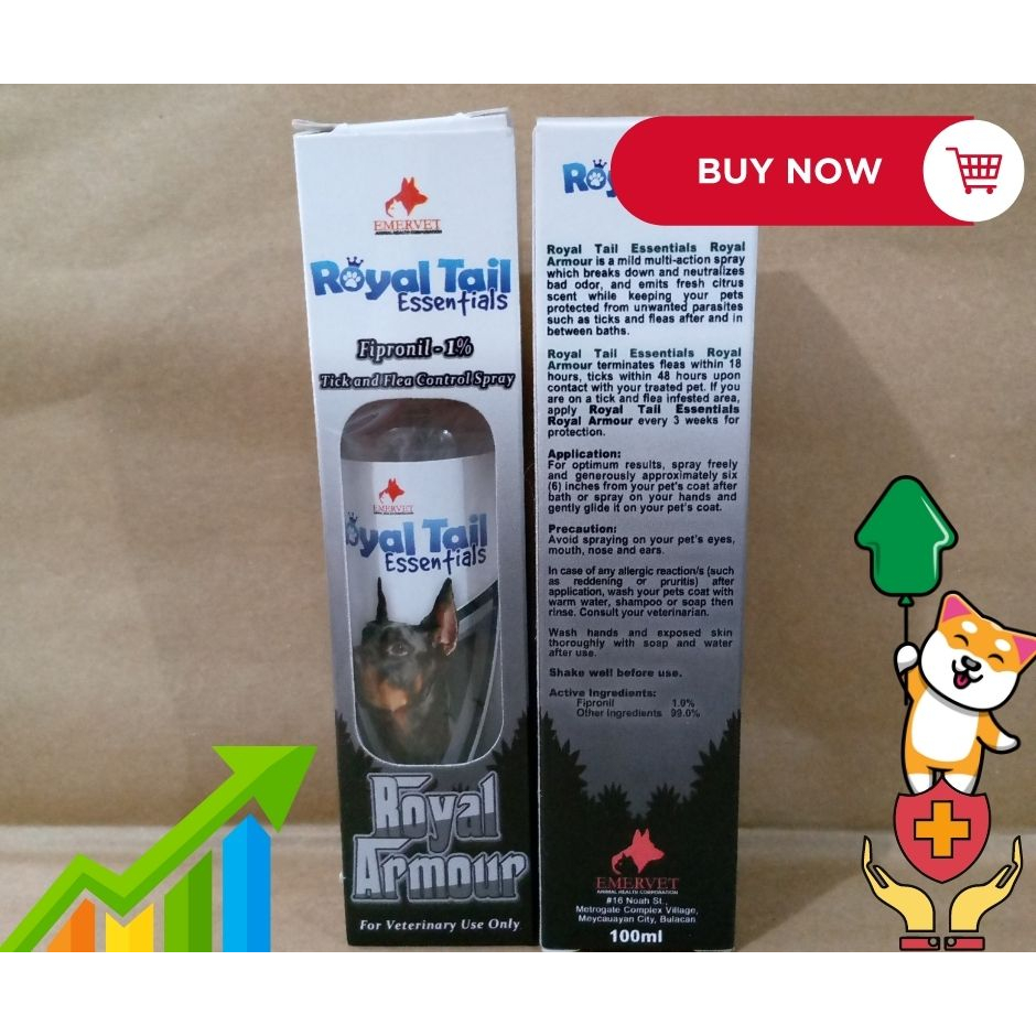 Royal Tail Essentials Tick and Flea Control Spray 100ml | Shopee ...