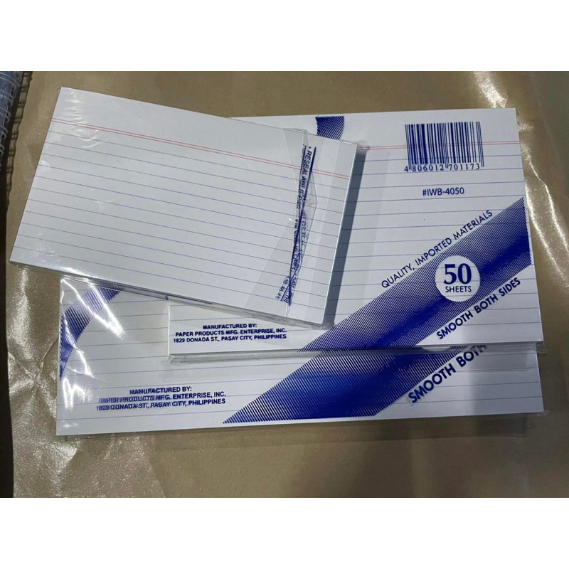Corona index card ruled both sides (estimated 160gsm) | Shopee Philippines