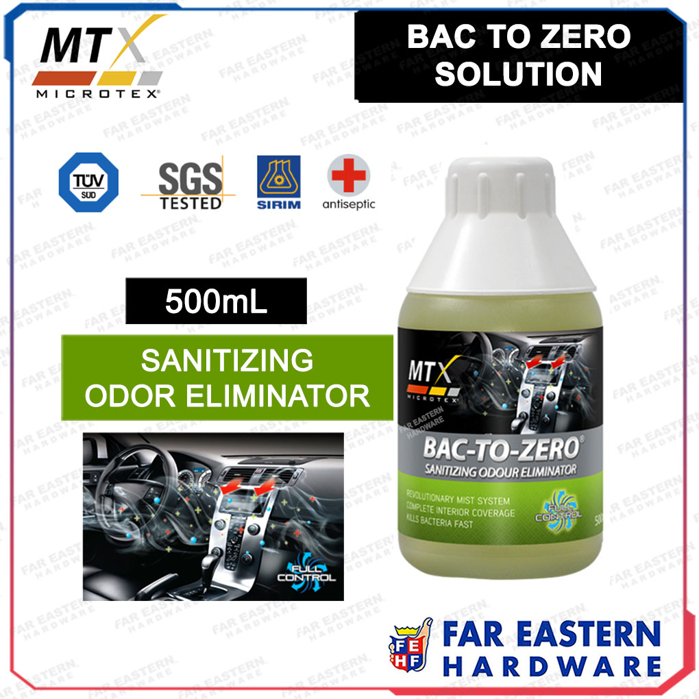 MICROTEX Bac to Zero Solution 500mL Sanitizer Odor / Bacteria ...