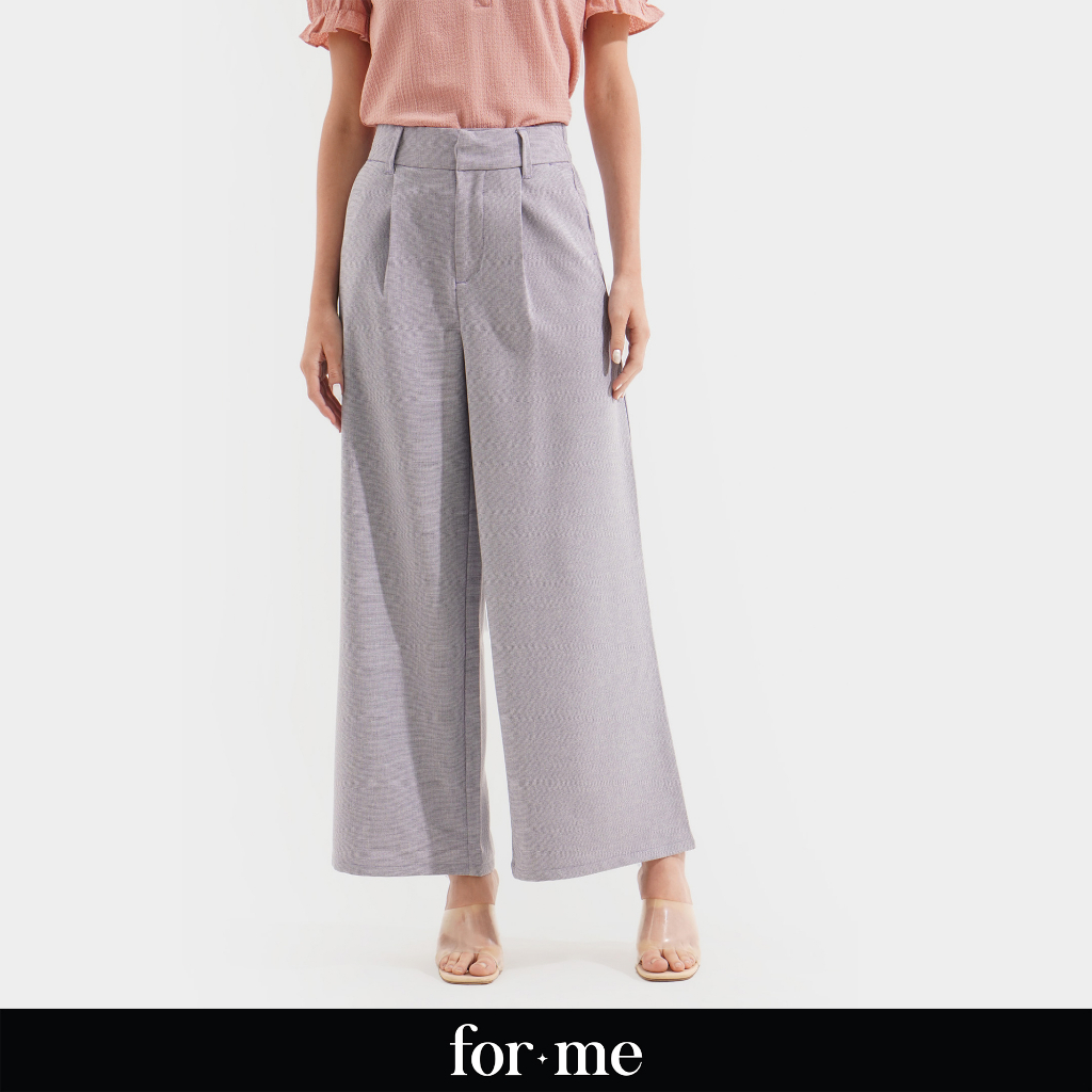 ForMe Ankle Length Cozy Pants for Women (Navy Blue/Stone) | Shopee ...